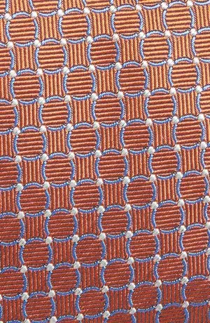 Canali Geometric Silk Tie