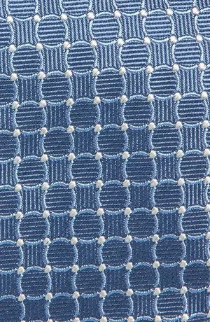 Canali Geometric Silk Tie