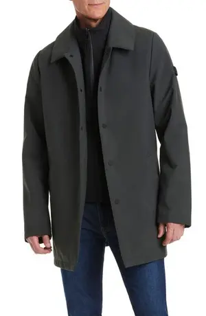Vince Camuto Longline Jacket With Bib - Dark Marsh