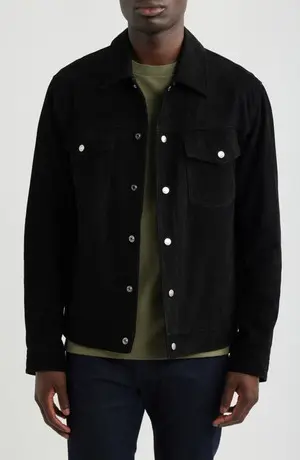 BOSS Suede Trucker Jacket