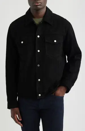 BOSS Suede Trucker Jacket