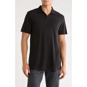 Nn07 Almer 3562 Organic Cotton Blend Polo - Black