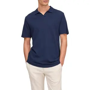 Nn07 Almer 3562 Organic Cotton Blend Polo - Navy Blue