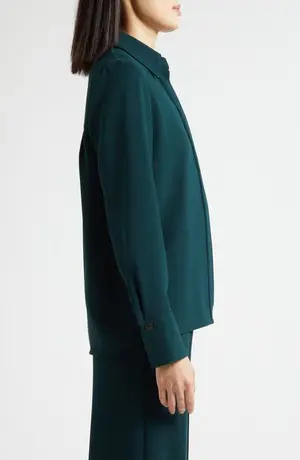 Vince Long Sleeve Button-up Shirt - Juniper