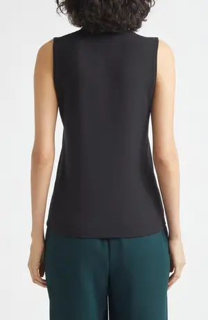 Vince Jersey Shell Black