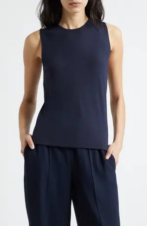 Vince Jersey Shell - Twilight Navy