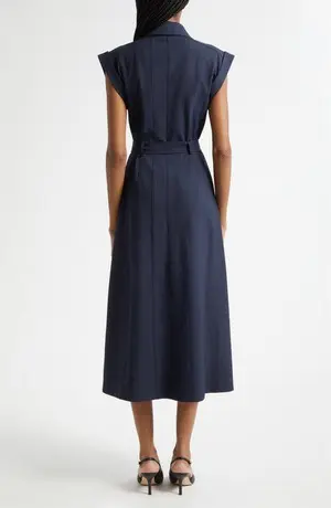Cinq À Sept Milo Stretch Midi Shirtdress