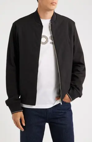 BOSS Hybrid Bomber Jacket - Black