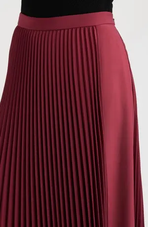 BOSS Vaklimt Pleated Midi Skirt
