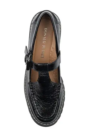 DONALD PLINER Helaina Mary Jane Loafer - Black