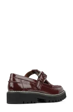 DONALD PLINER Helaina Mary Jane Loafer - Bordeaux