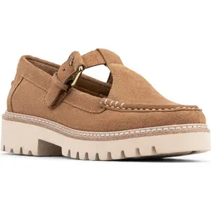 DONALD PLINER Helaina Mary Jane Loafer Tan