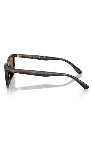 Ray-ban Irregular Frame Sunglasses - Havana/dark Brown
