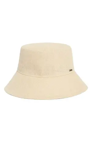 Brixton Cooper Straw Packable Bucket Hat