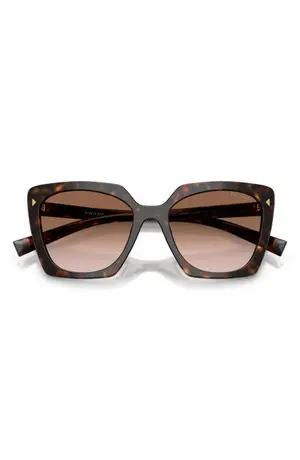 Prada 54mm Gradient Square Sunglasses