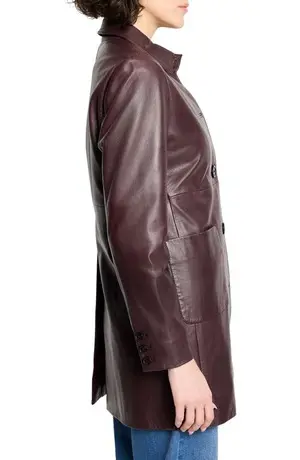 NIC+ZOE Leather Car Coat