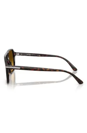 Prada 55mm Gradient Pilot Sunglasses