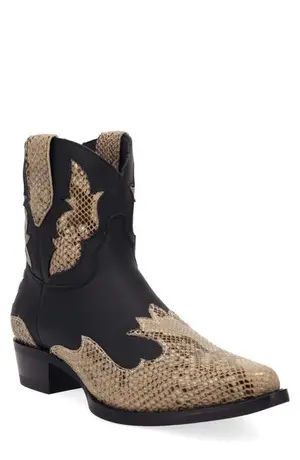 DINGO Serpico Western Boot - Black