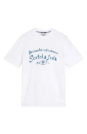 Scotch & Soda Regular Fit Cotton Graphic T-shirt