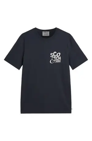 Scotch & Soda Regular Fit Cotton Graphic T-shirt