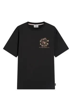 Scotch & Soda Relaxed Fit Cotton Graphic T-shirt