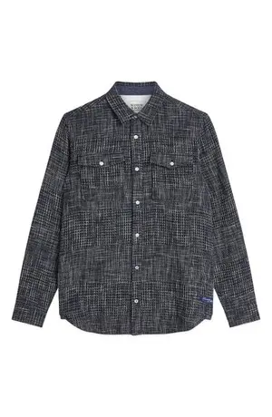 Scotch & Soda Woven Waffle Button-up Shirt