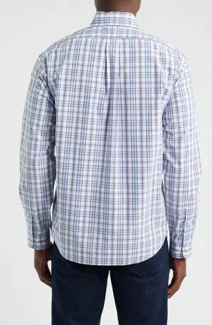 Brooks Brothers Friday Plaid Cotton Poplin Button-down Shirt