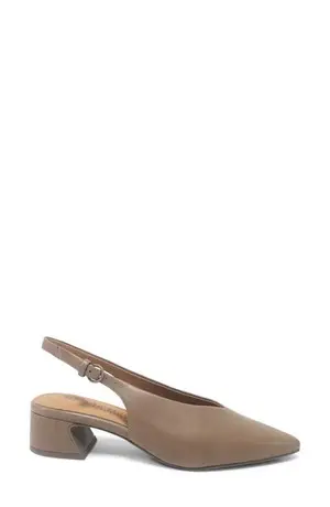 Gentle Souls Ginette Slingback Pump - Loam Leather