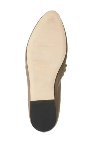 BOSS Diana Chain Mary Jane Ballet Flat - Open Brown
