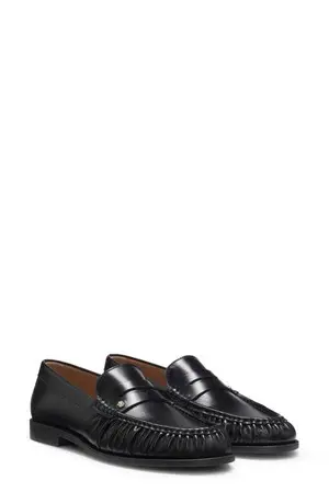 BOSS Lycia Penny Loafer - Black
