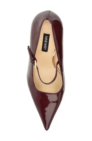 Nine West Gorjus Pointed Toe Pump - Dark Red