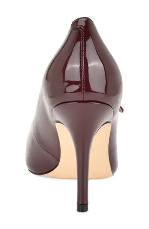 Nine West Gorjus Pointed Toe Pump - Dark Red