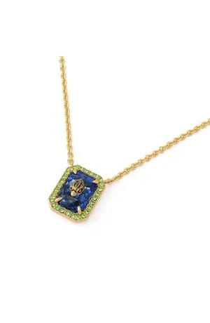 Kurt Geiger Short Pendant Necklace - Blue