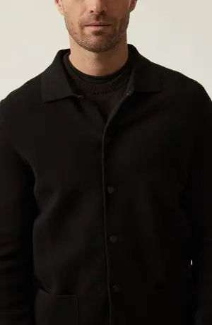 34 Heritage Cotton Blend Snap Front Cardigan