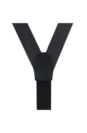 Trafalgar Leyton Diagonal Stripe Silk Suspenders