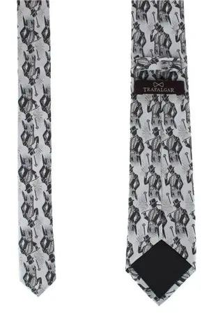 Trafalgar Ambrose Dapper Night Silk Tie