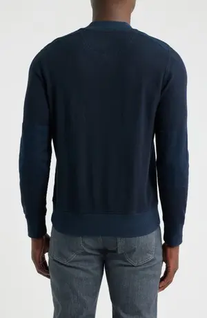 Brooks Brothers Waffle Stitch Stretch Cotton & Wool Henley