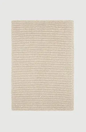 Brunello Cucinelli Cashmere And Silk Dazzling Rib Knit Neck Warmer - Beige