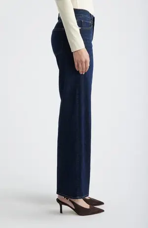 FRAME Le Slim Palazzo Low Rise Wide Leg Jeans - Lyra