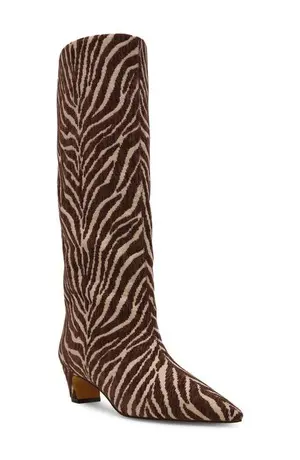 Steve Madden Brax Pointed Toe Boot - Zebra