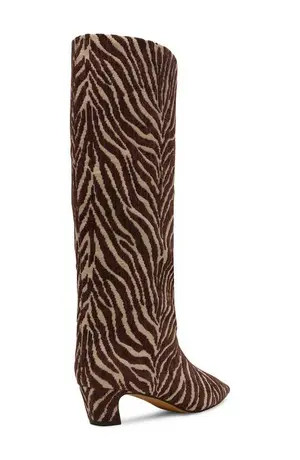 Steve Madden Brax Pointed Toe Boot - Zebra