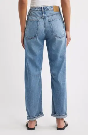 Rag & Bone Featherweight Stevie Mid Rise Tapered Jeans