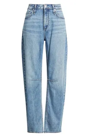 Rag & Bone Featherweight Stevie Mid Rise Tapered Jeans