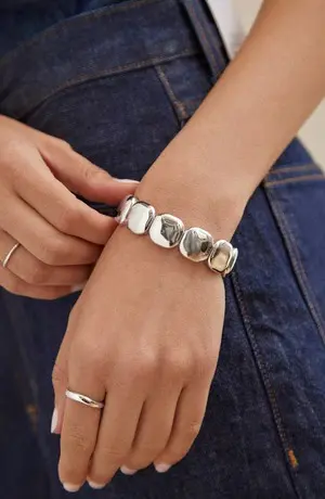 Baublebar Mira Statement Bracelet - Silver
