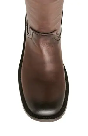 Steve Madden Rubi Knee High Boot - Brown Leather