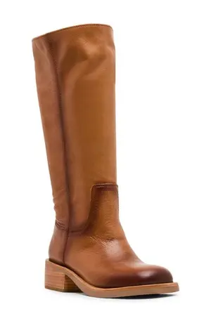 Steve Madden Rubi Knee High Boot - Cognac Leather