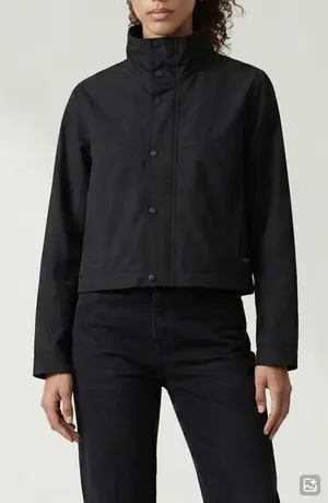 NOIZE Skyler Short Water Repellent Windbreaker - Black