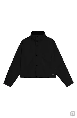 NOIZE Skyler Short Water Repellent Windbreaker - Black