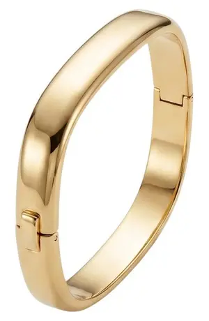 Argento Vivo Hinge Bangle - Gold