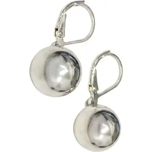 Argento Vivo Ball Drop Earrings - Silver